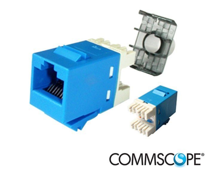 Commscope AMP Cat6 I/O Jack - Fiber Zone